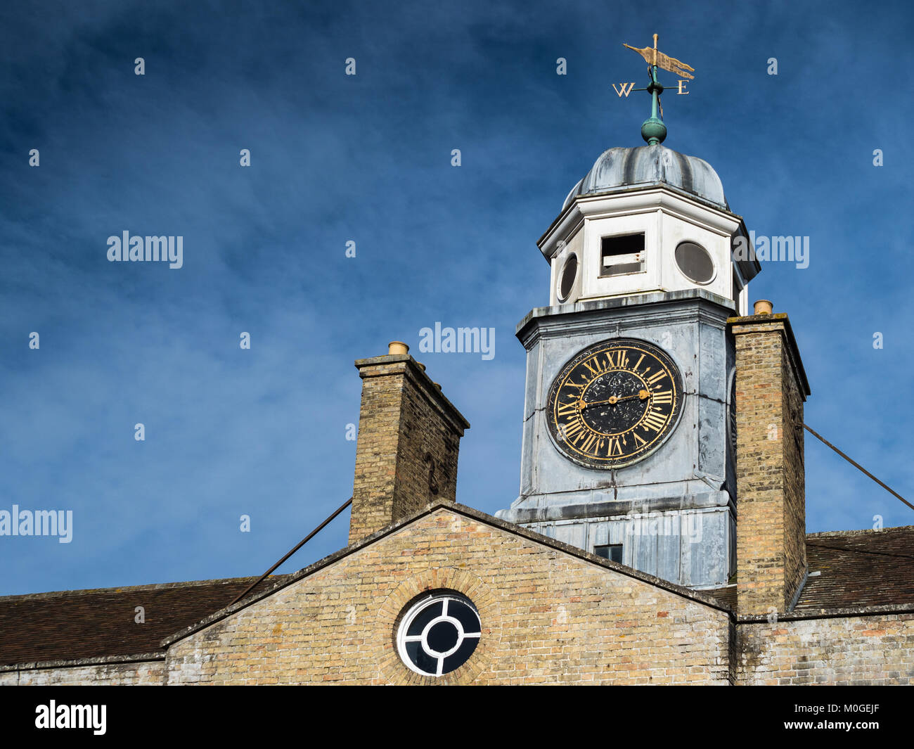 The stable block at Wandlebury House on Wandlebury Country Park outside ...
