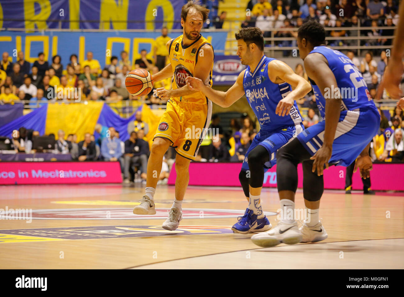 Lega Basket Serie A basketball match between Fiat Auxilium Torino and ...
