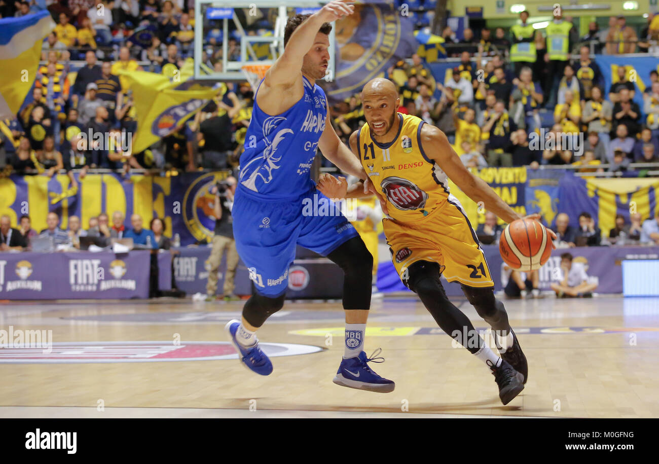 Lega Basket Serie A basketball match between Fiat Auxilium Torino and ...