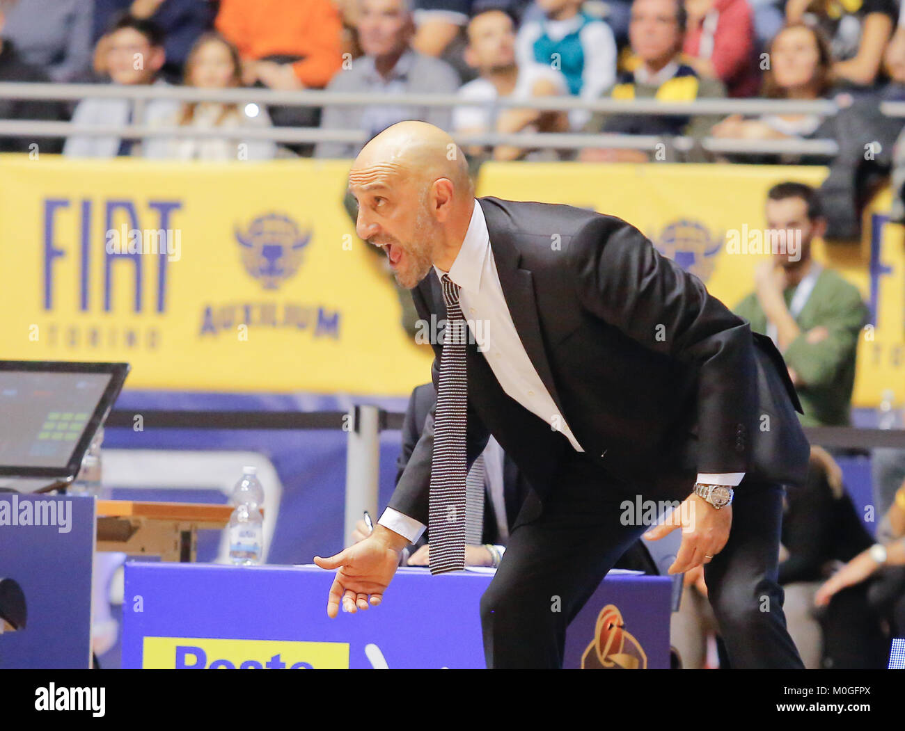 Lega Basket Serie A basketball match between Fiat Auxilium Torino and ...