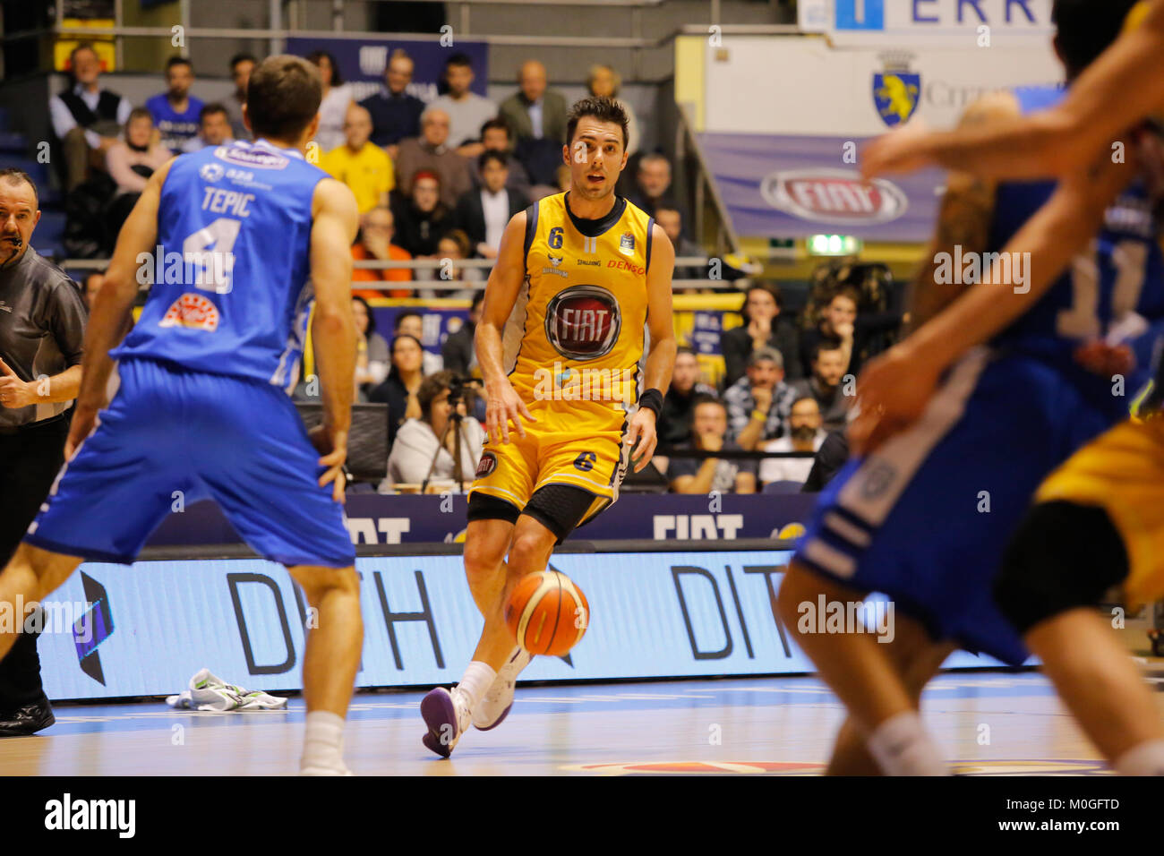 Lega Basket Serie A basketball match between Fiat Auxilium Torino and ...
