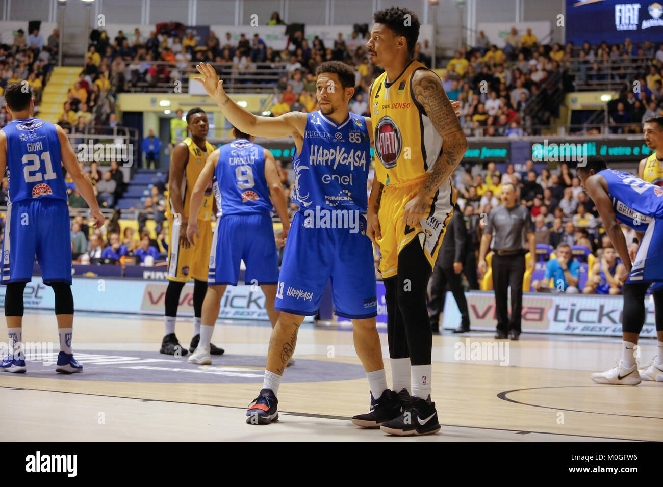 Lega Basket Serie A basketball match between Fiat Auxilium Torino and ...