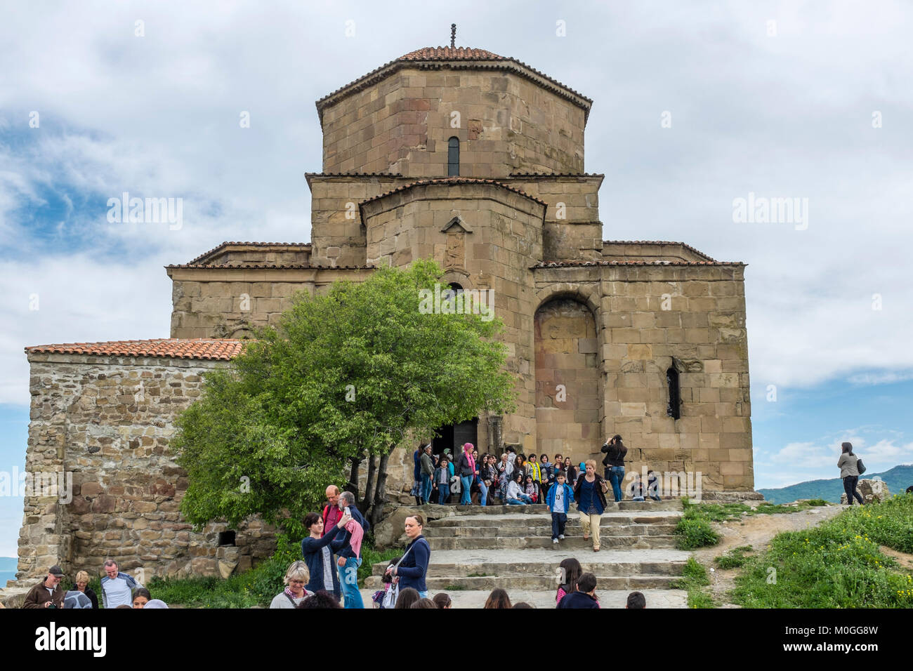 Jvari Monastery, located above the ancient city of Mtskheta, Georgia ...
