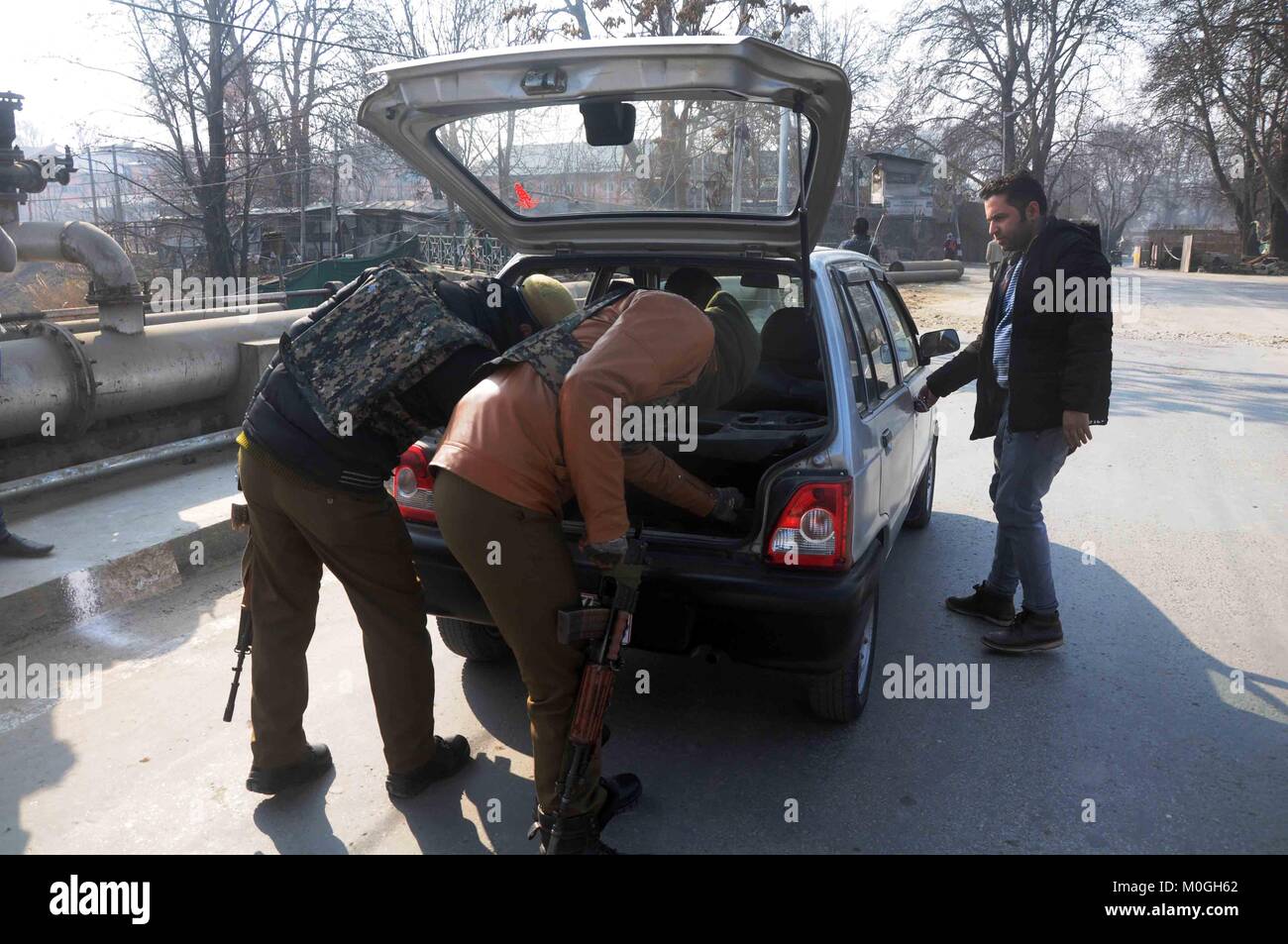 Frisking operation hi-res stock photography and images - Alamy