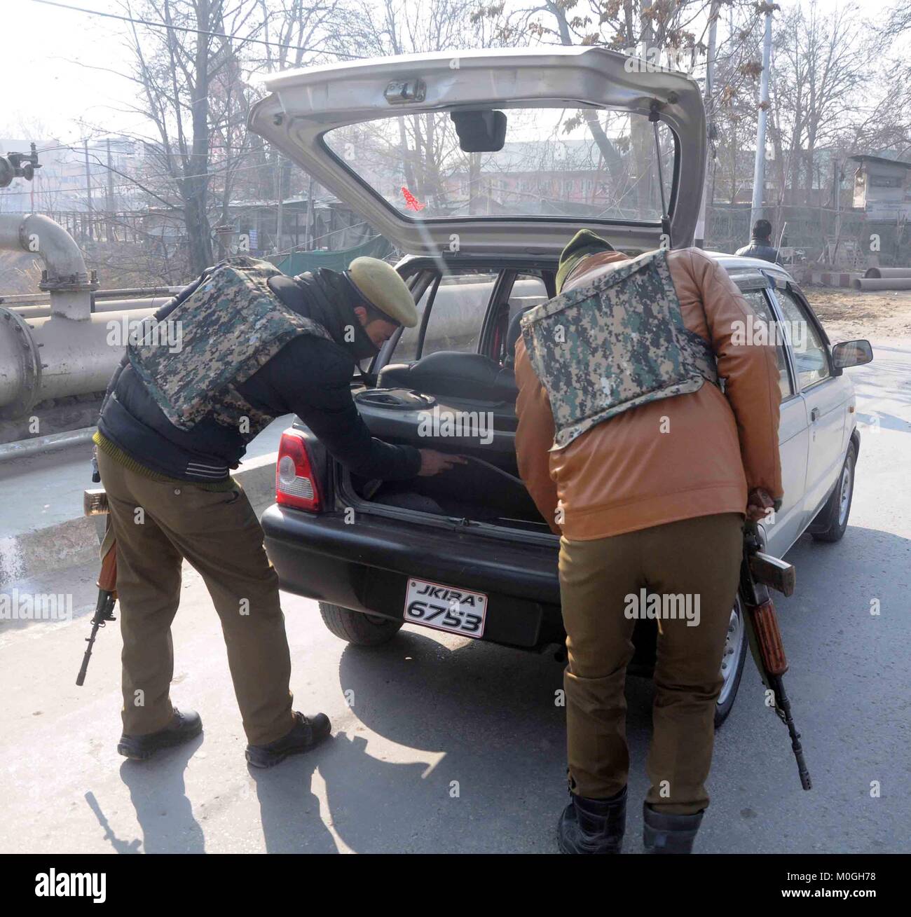 Frisking operation hi-res stock photography and images - Alamy