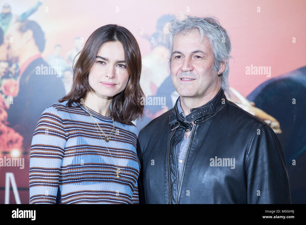 Roma, Italy. 22nd Jan, 2018. Polish actress Kasia Smutniak and italian ...