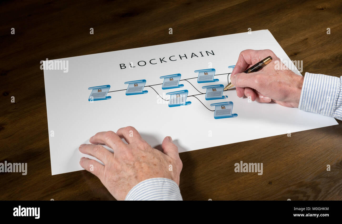 Distributed ledger technology hi-res stock photography and images - Alamy