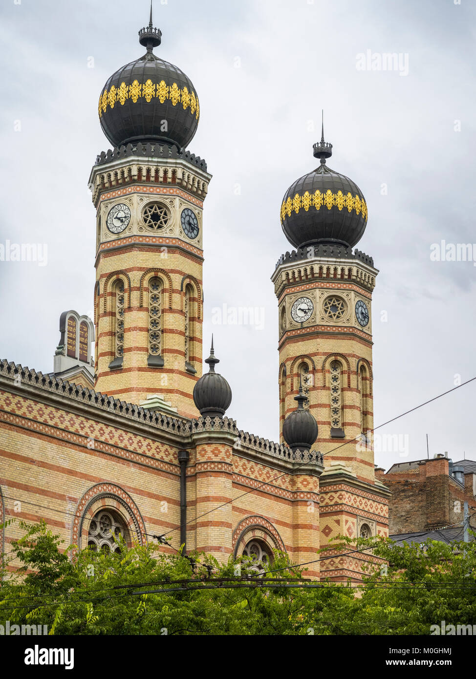 The Great Synagogue in Dohany Street, the largest Synagogue in Europe ...