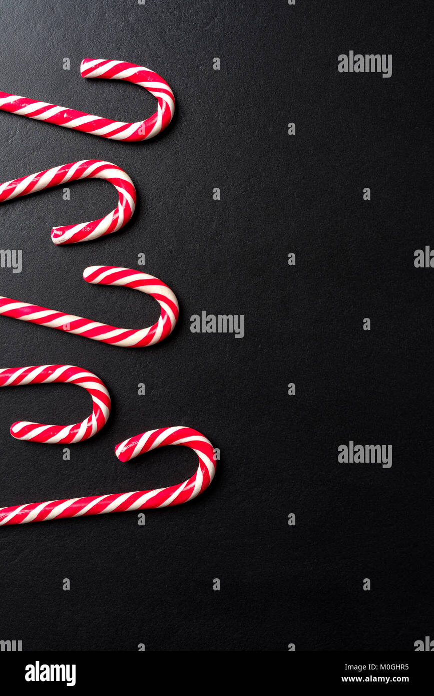 Candy canes background Stock Photo - Alamy