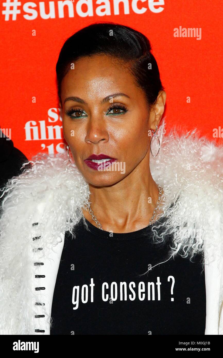 Park City, UT, USA. 21st Jan, 2018. Jada Pinkett Smith at arrivals for ...