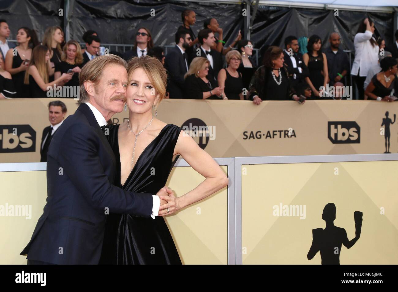 Los Angeles, CA, USA. 21st Jan, 2018. William H Macy, Felicity Huffman ...