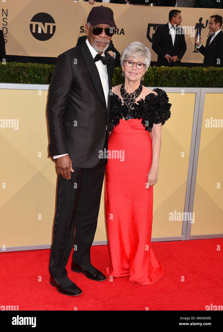 Los Angeles, USA. 21st Jan, 2018. Morgan Freman, Rita Moreno attends ...
