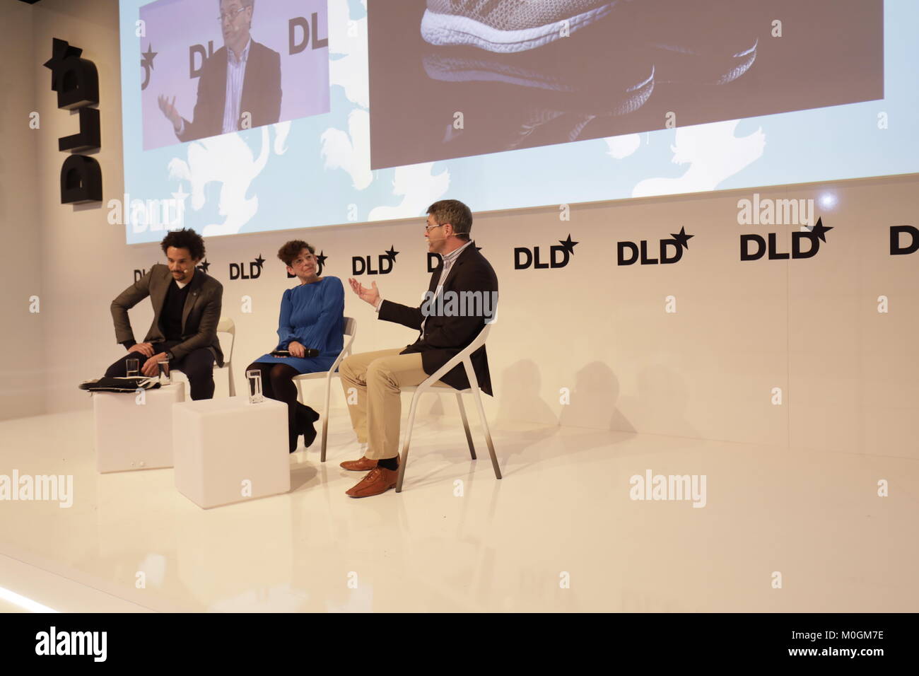MUNICH/GERMANY - JANUARY, 21: (L-R) Oliver Heilmer (MINI), Jennifer ...