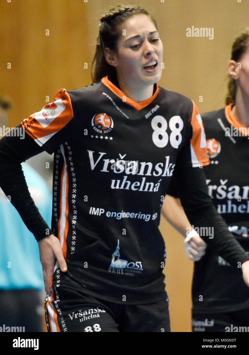 Most, Czech Republic. 21st Jan, 2018. Dominika Zachova of DHK Banik ...