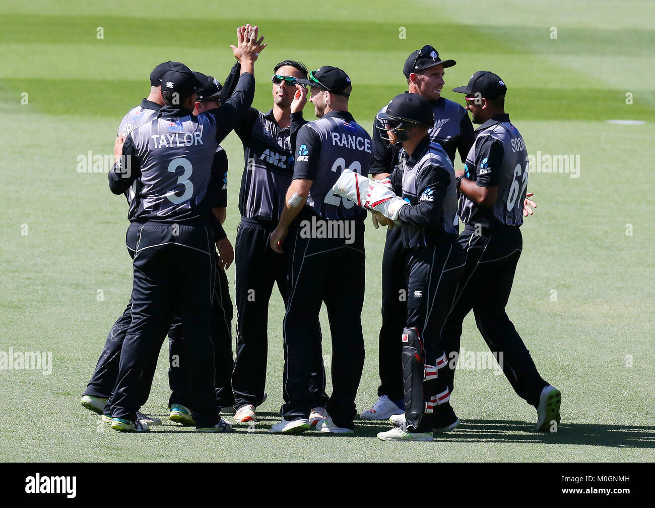 Westpac Stadium, Wellington, New Zealand. 22nd Jan, 2018. T20 ...