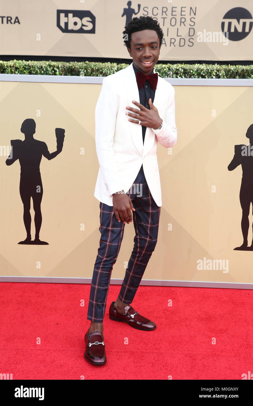 Los Angeles, Ca, USA. 21st Jan, 2018. Caleb McLaughlin at The 24th ...