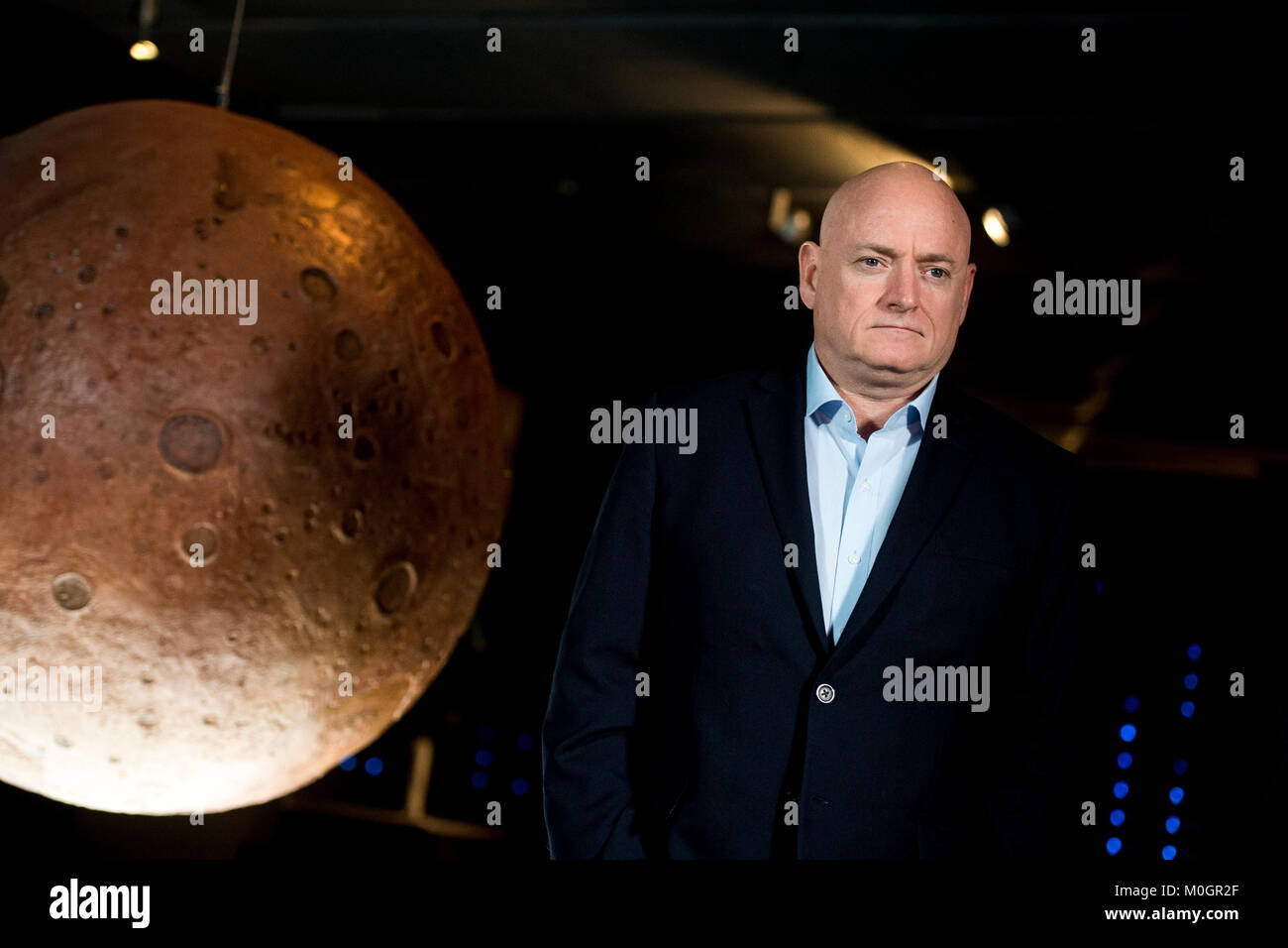 Madrid, Spain. 22nd Jan, 2018. Astronaut Scott Kelly during the ...