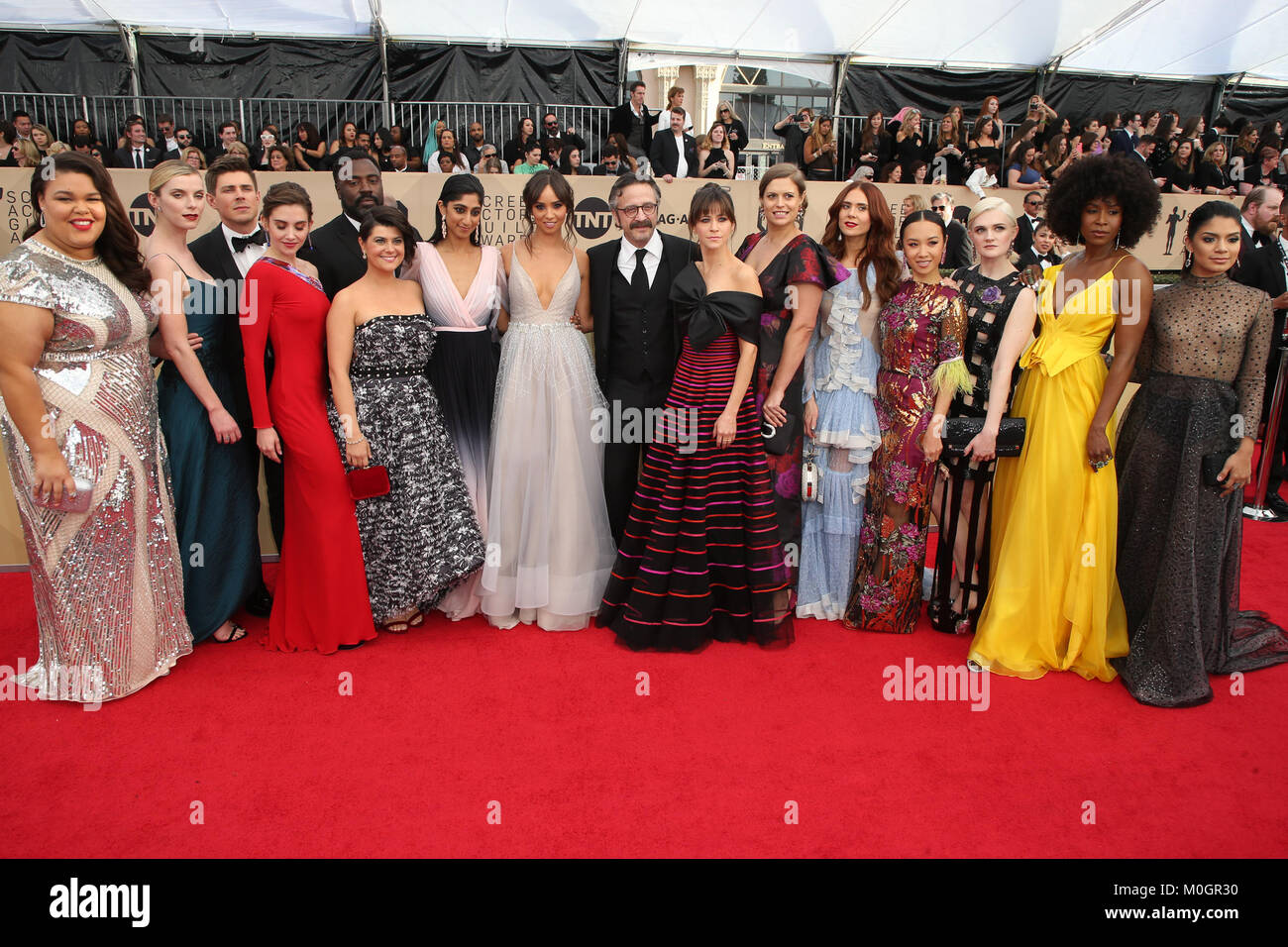 Los Angeles, Ca, USA. 21st Jan, 2018. GLOW cast members at The 24th ...