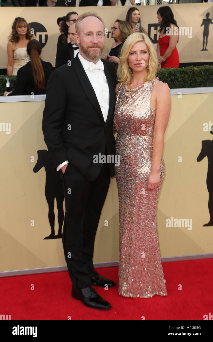 Los Angeles, Ca, USA. 21st Jan, 2018. Matt Walsh, Morgan Walsh at The ...