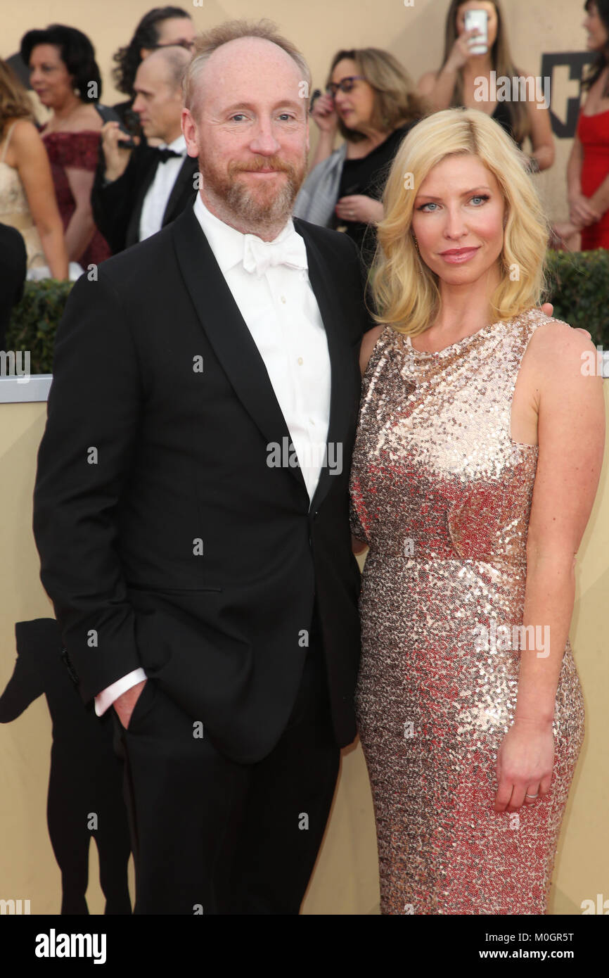 Los Angeles, Ca, USA. 21st Jan, 2018. Matt Walsh, Morgan Walsh at The ...