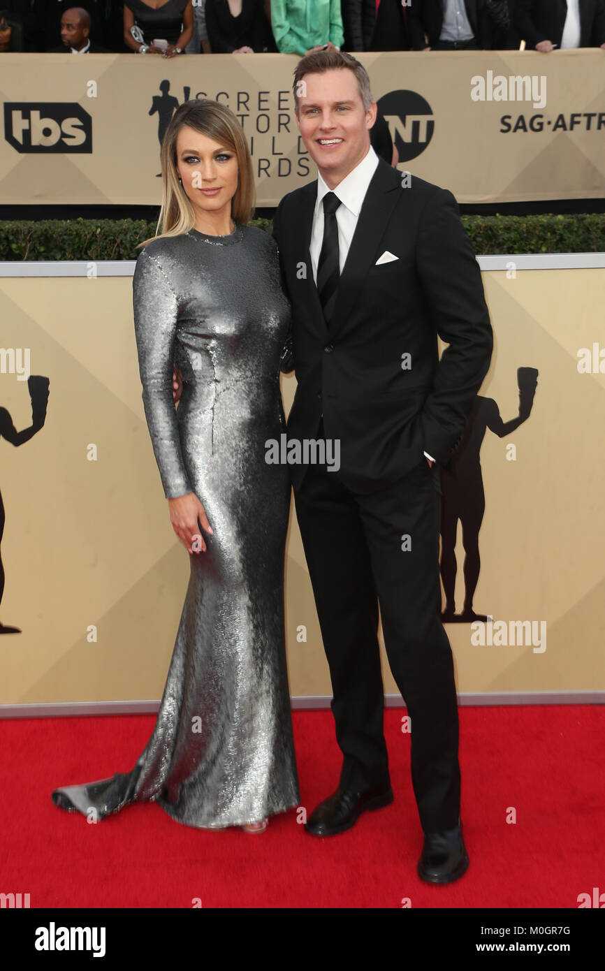 Los Angeles, Ca, USA. 21st Jan, 2018. Natalie Zea, Travis Schuldt at ...