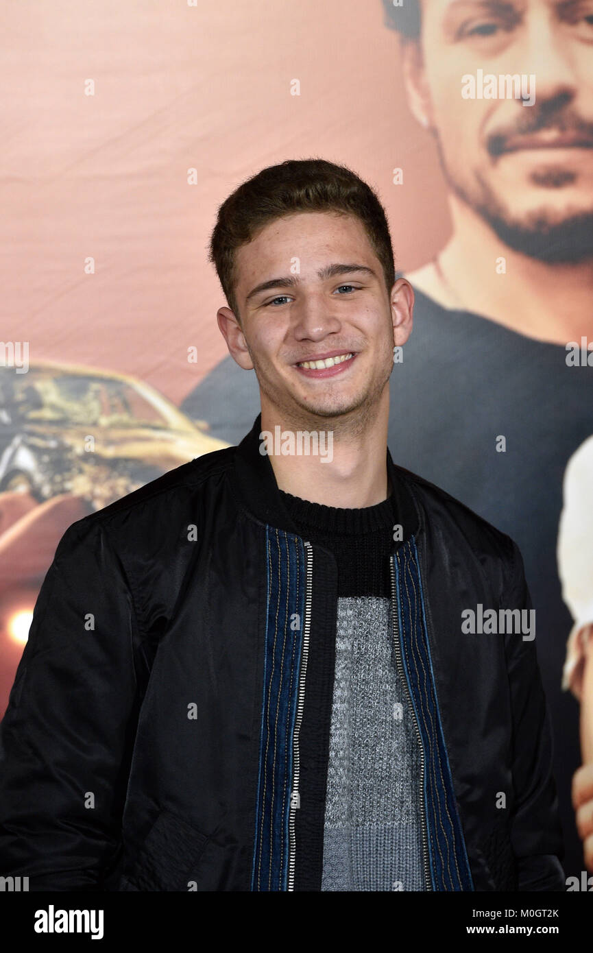 Conferenza stampa film Made in Italy Tobia De Angelis Stock Photo - Alamy