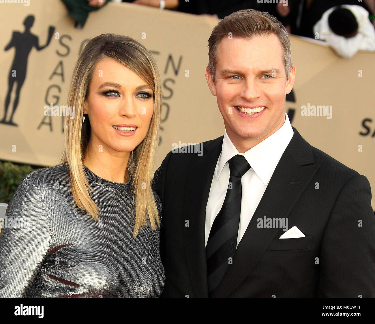Los Angeles, CA, USA. 21st Jan, 2018. Natalie Zea and Travis Shuldt ...