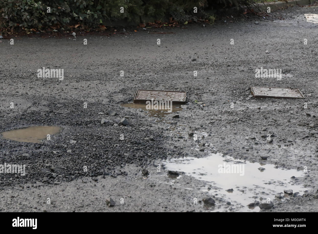 Road surface defects hi-res stock photography and images - Alamy