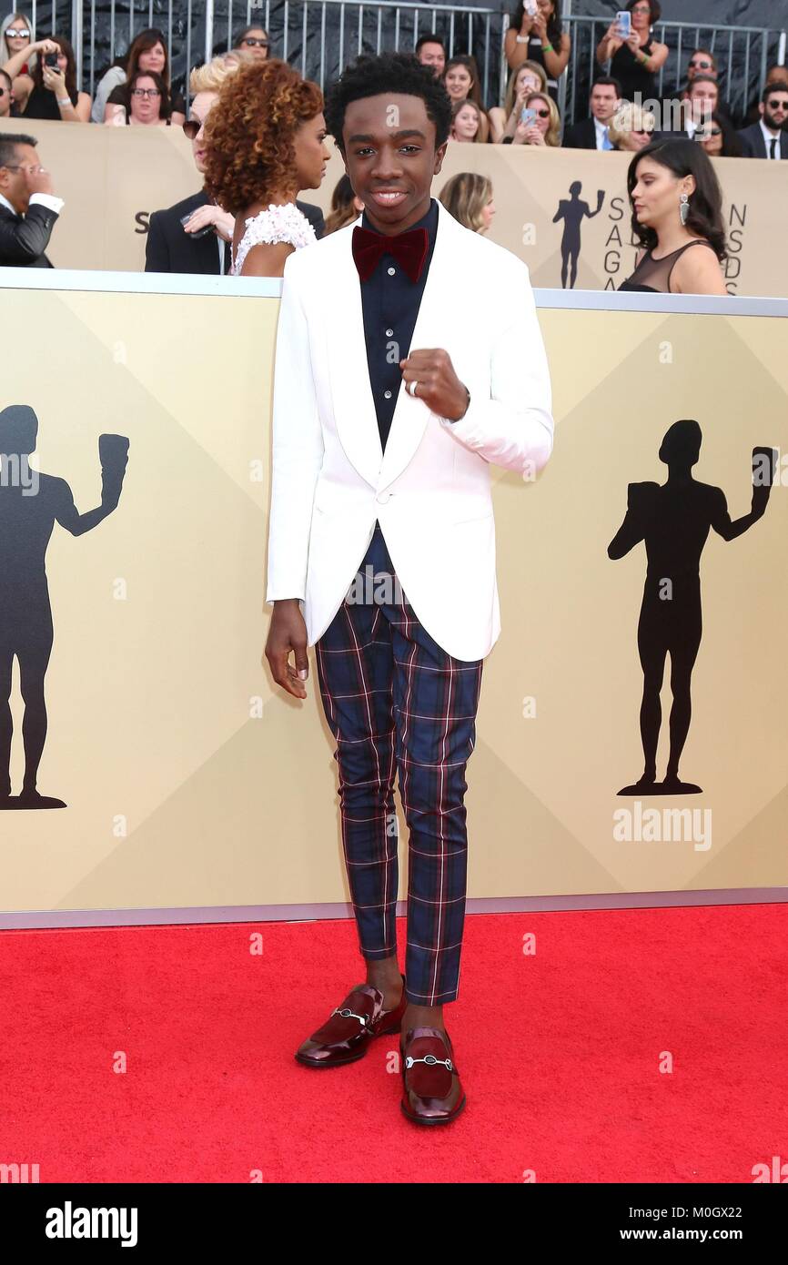 Los Angeles, CA, USA. 21st Jan, 2018. Caleb McLaughlin at arrivals for ...