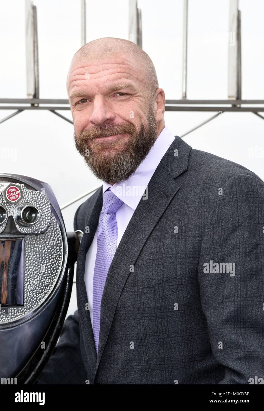 New York, NY, USA. 22nd Jan, 2018. Paul Levesque, aka Paul Triple H ...