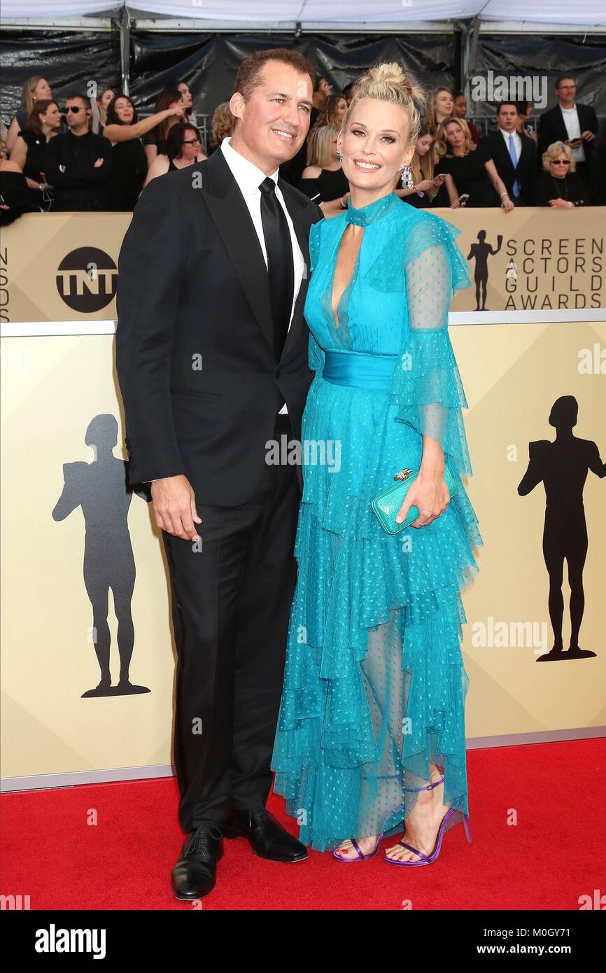 Los Angeles, CA, USA. 21st Jan, 2018. Scott Stuber, Molly Sims at ...