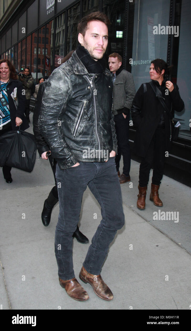 New York, NY, USA. 22nd Jan, 2018. Taylor Kitsch at Build Series to ...