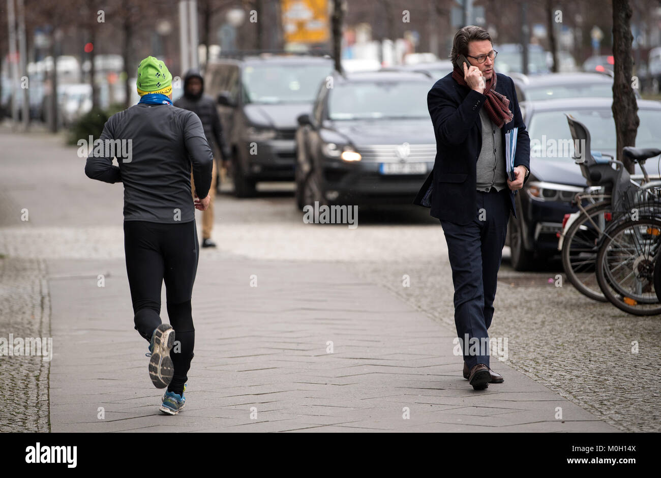 Berlin, Germany. 22nd Jan, 2018. Andreas Scheuer, general secretary of ...