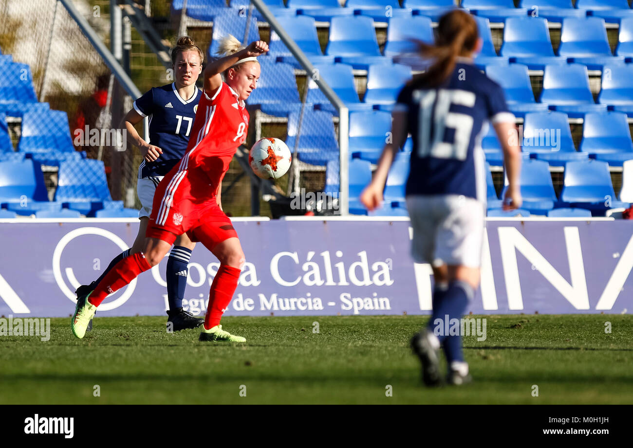 Pinatar arena football woman hi-res stock photography and images - Alamy
