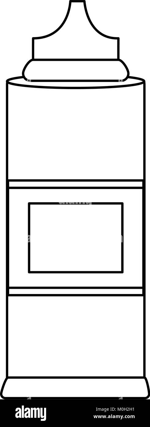 Bottle with pepper ketchup Black and White Stock Photos & Images - Alamy