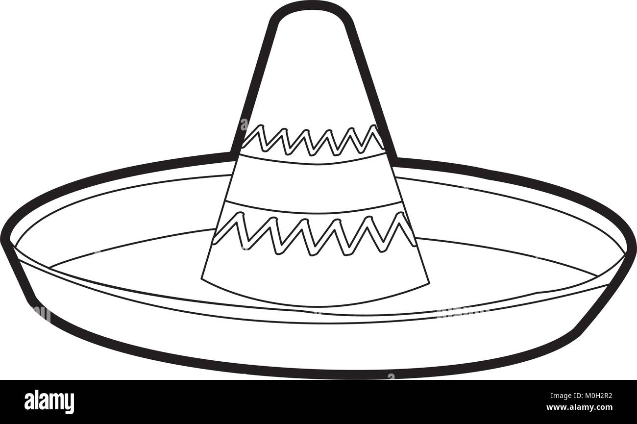 Mexican hat design Stock Vector Image & Art - Alamy