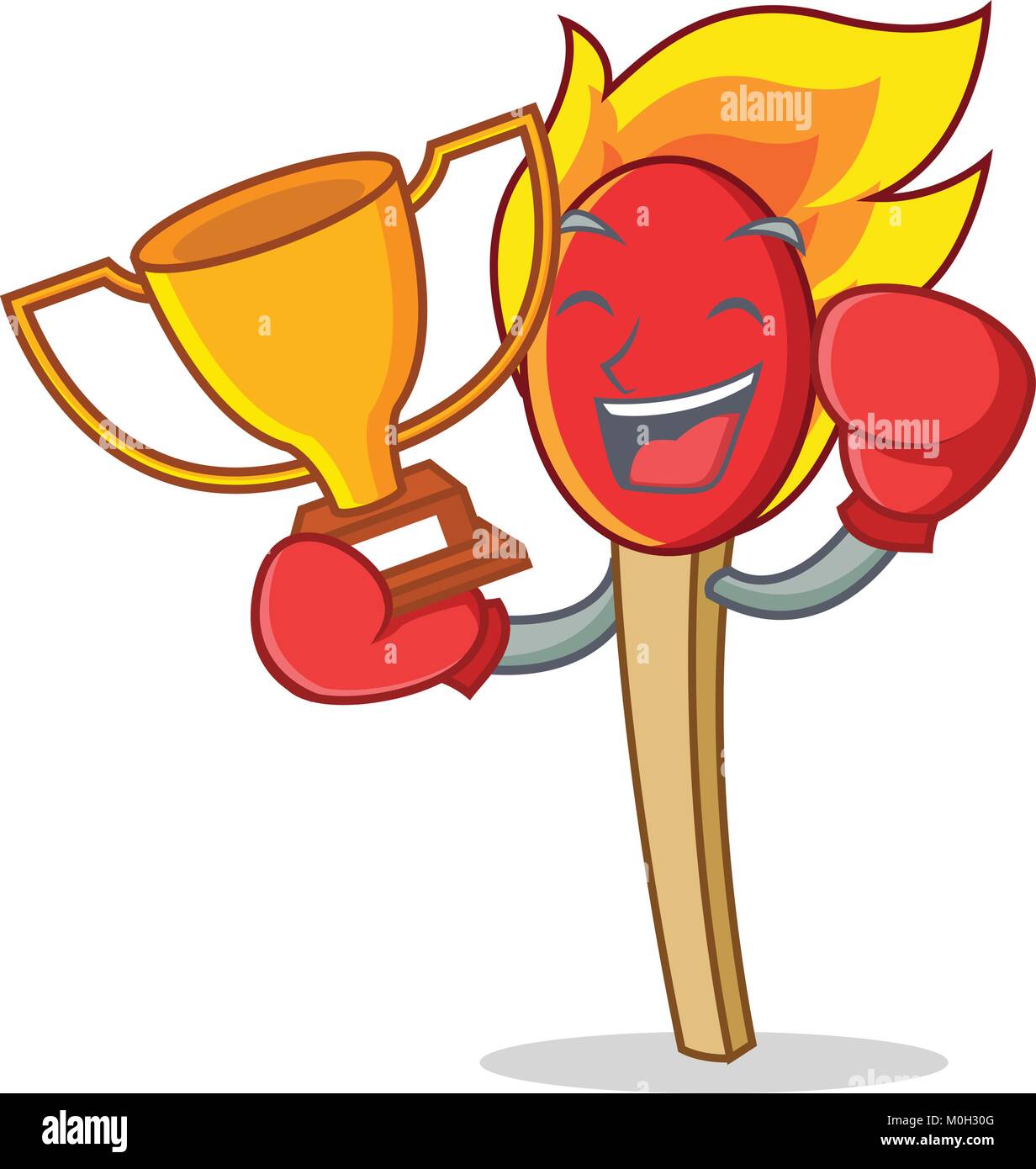 Boxing Winner Cartoon