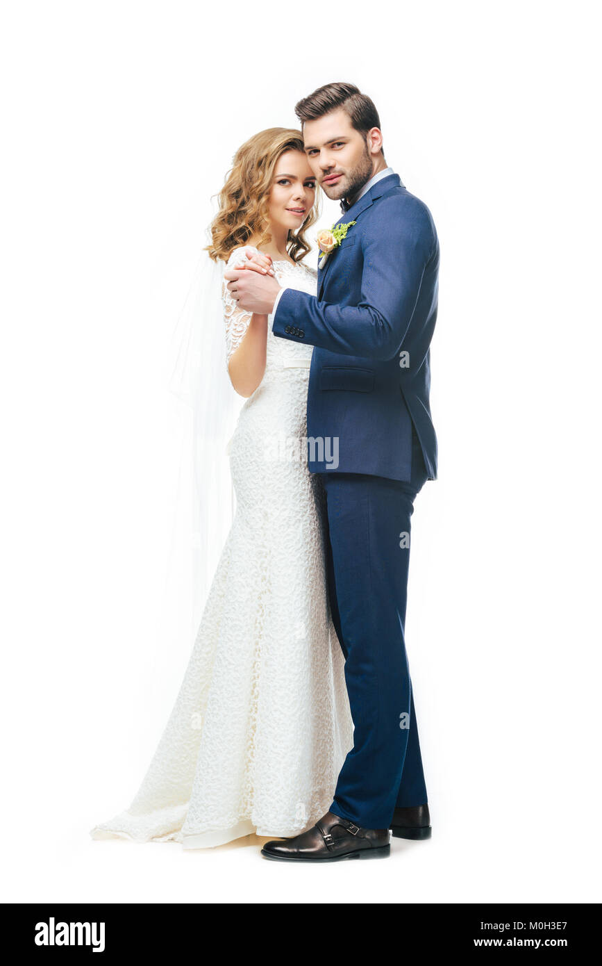 Affectionate bride groom dancing hi-res stock photography and images ...
