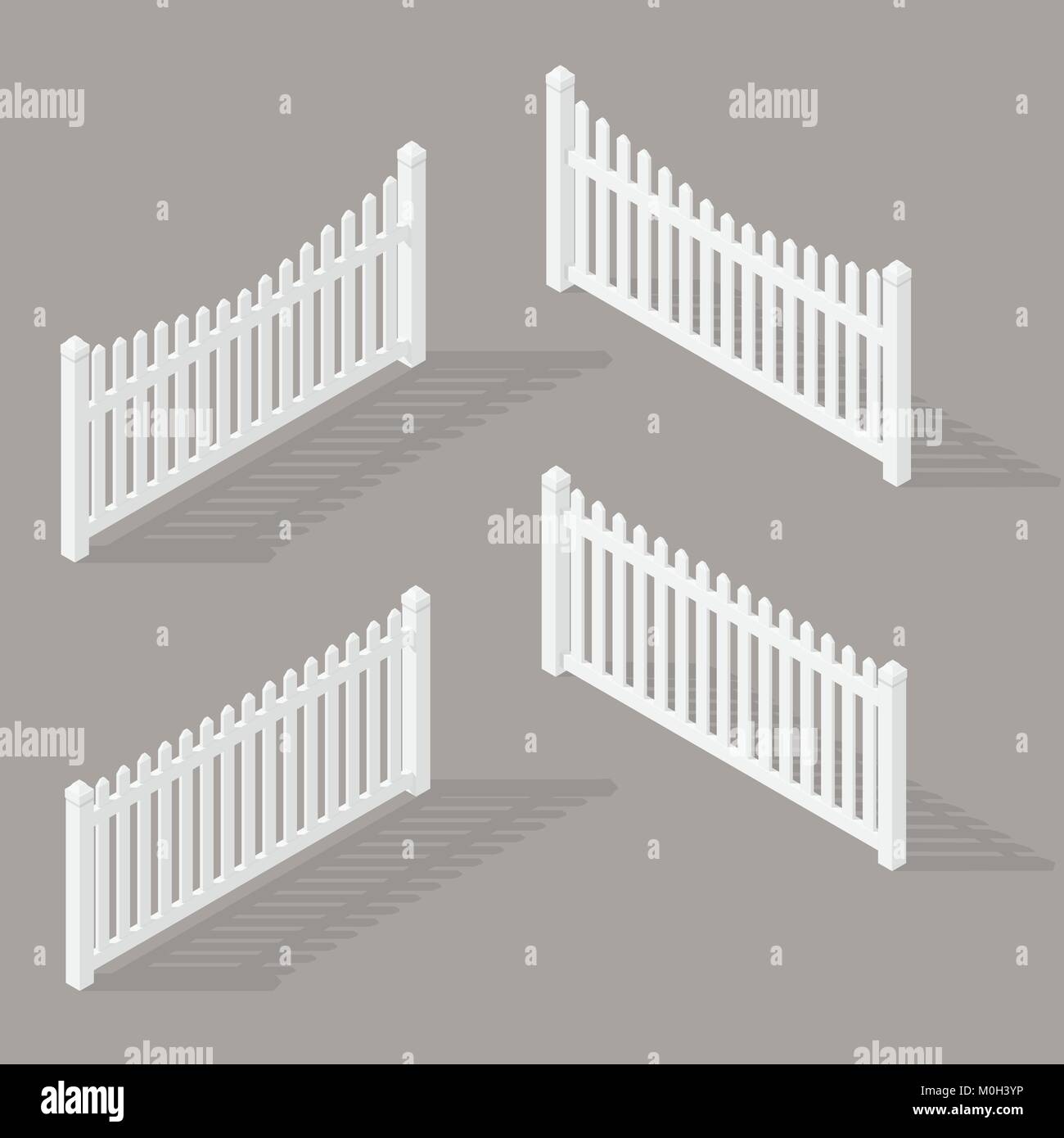 Street wrought fence Stock Vector Images - Alamy