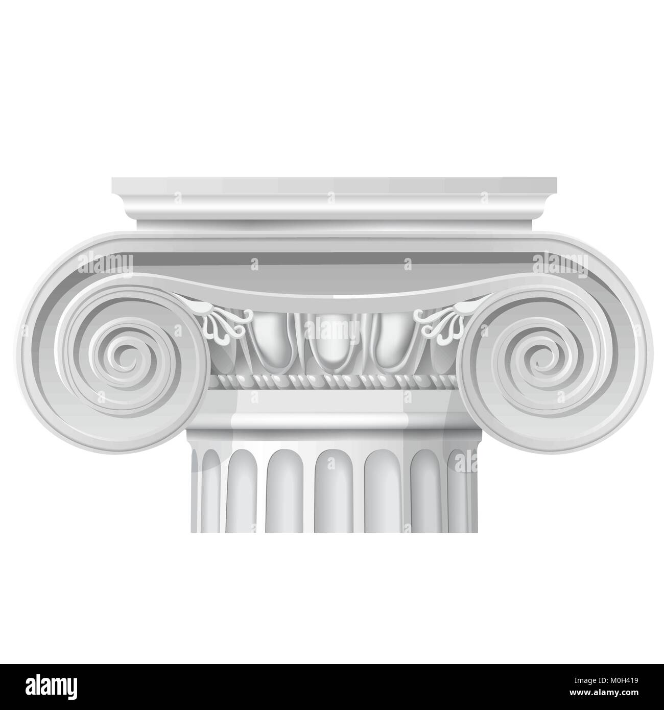 Classical Order Ionic Capital Stock Vector Image And Art Alamy
