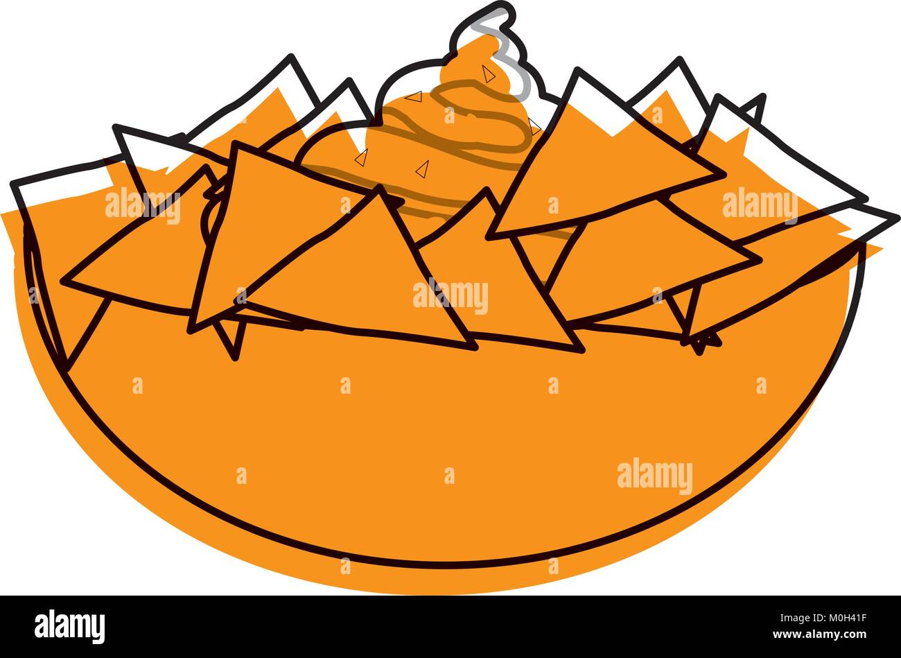 Isolated nachos design Stock Vector Image & Art - Alamy