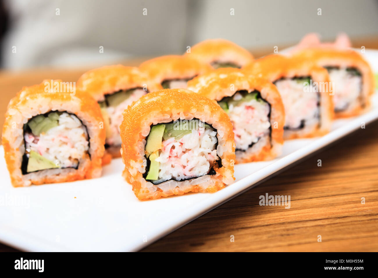 California roll set Stock Photo - Alamy