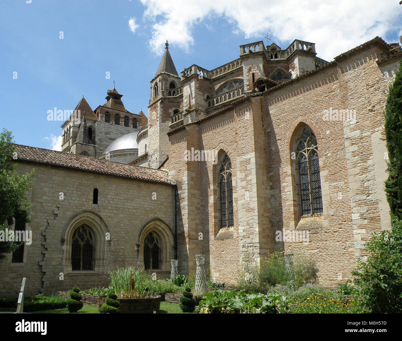Cahors Cathédrale is a cathedral in Cahors, France. The image displays ...