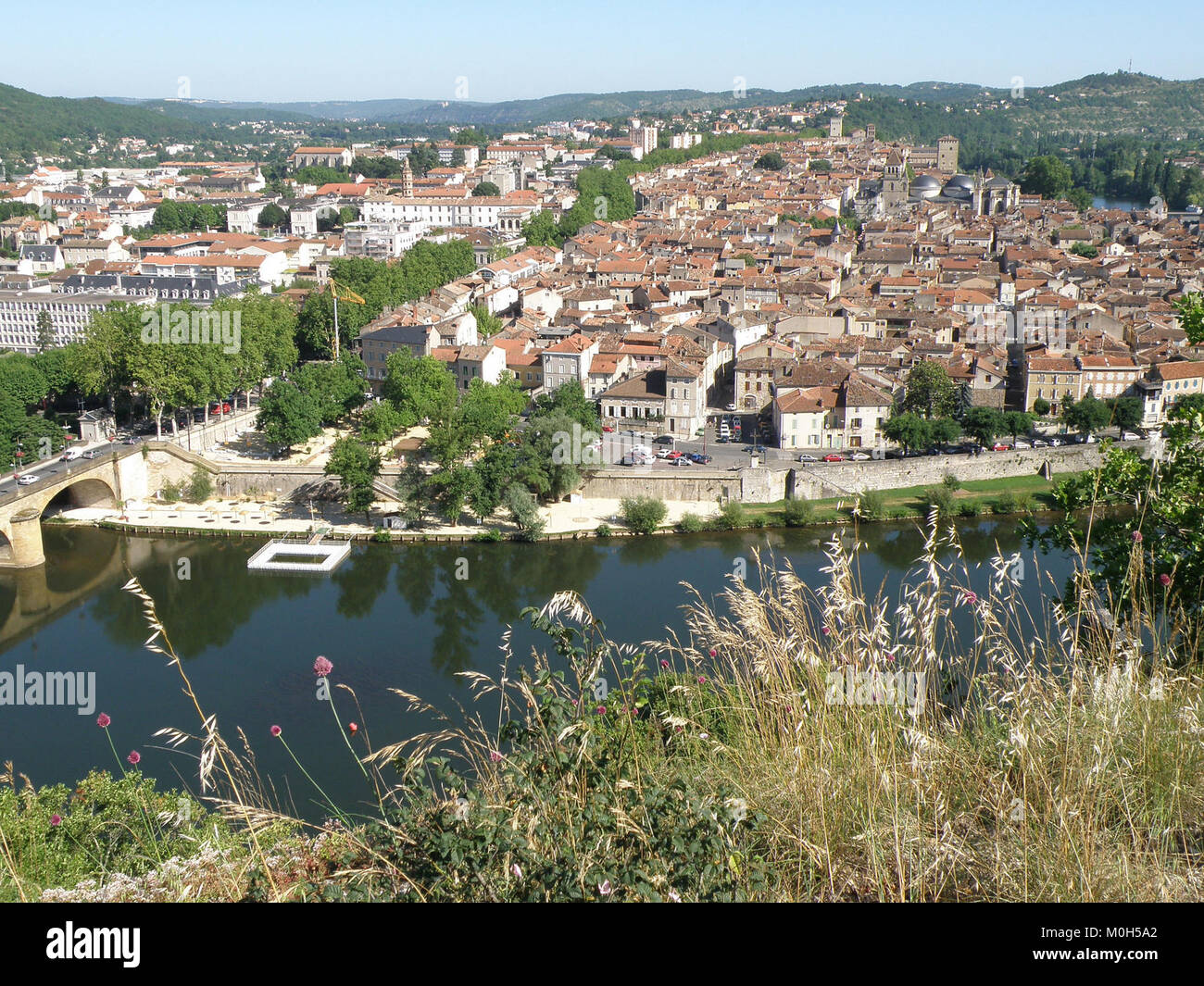 Highlighting the towns historical beauty and local hi-res stock ...