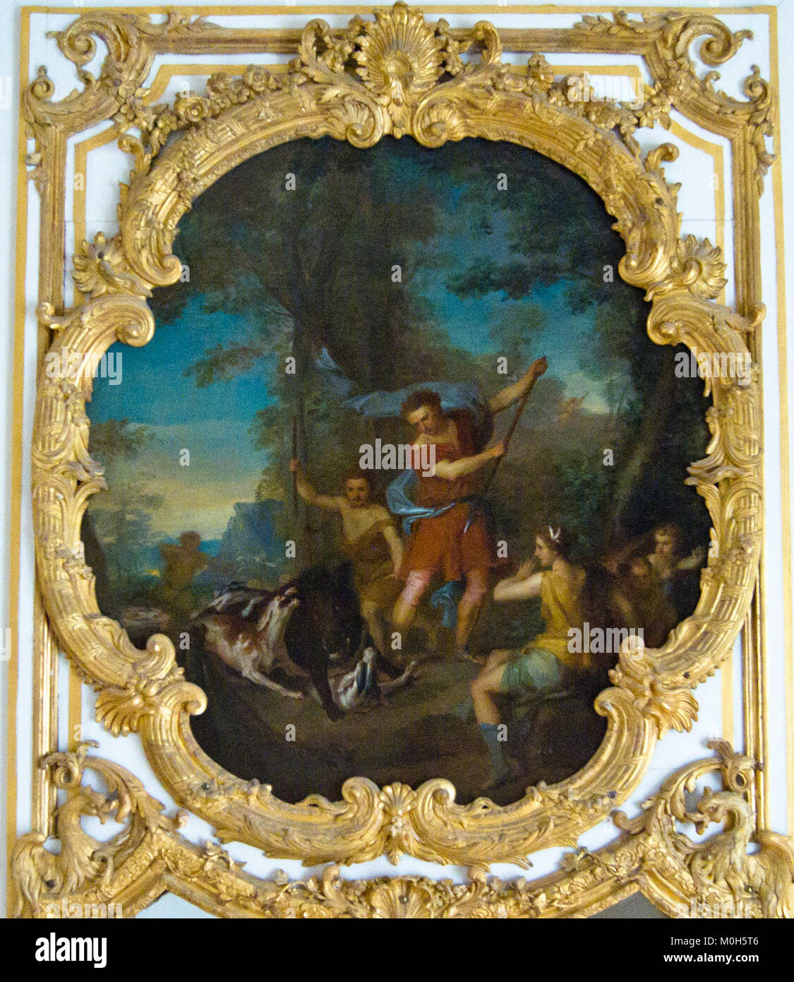 The image shows the 19th-century 'Cabinet des dépêches', illustrating ...