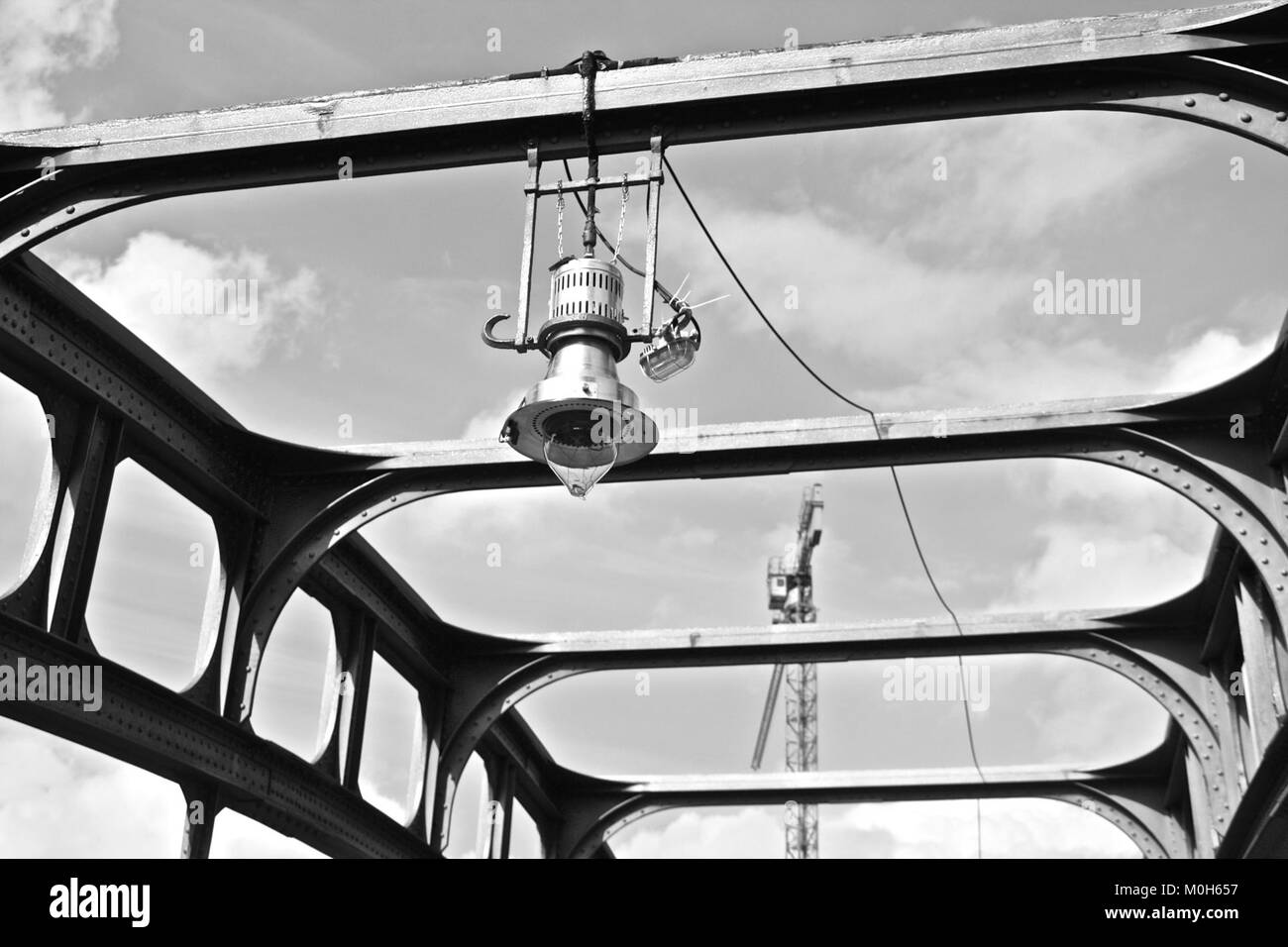 A bridge in Berlin, Germany, representing civil engineering and urban ...