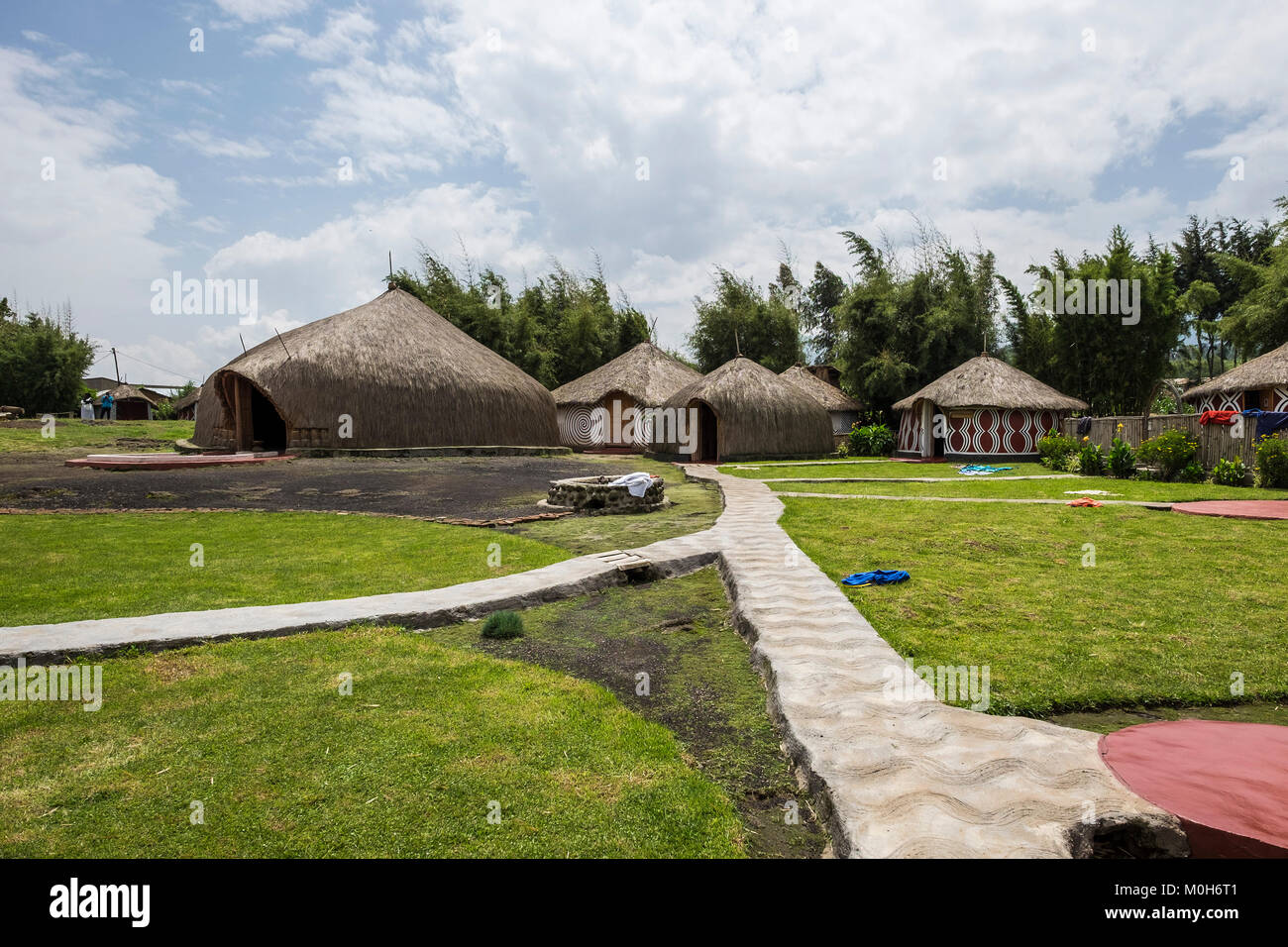 Rwanda, Ruhengeri, Musanze, Iby'Iwacu Cultural village Stock Photo - Alamy