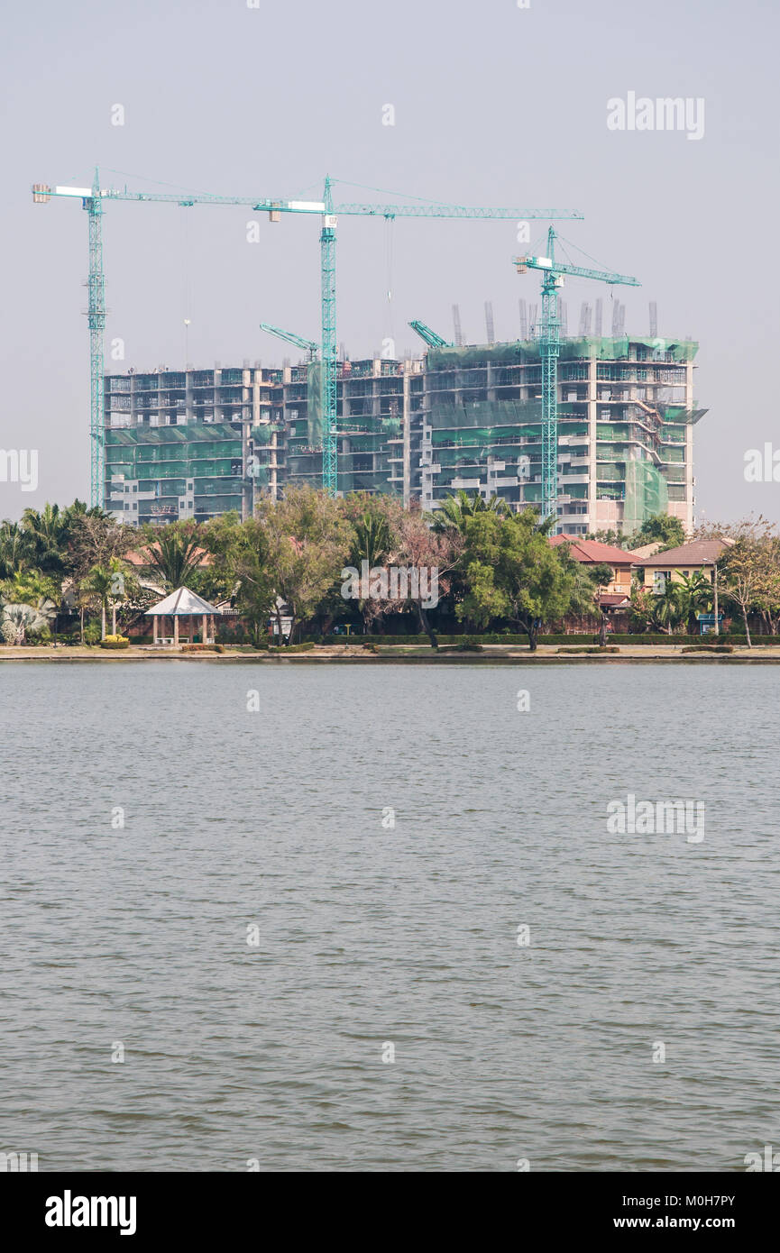 Large building is under construction for use to the residential ...