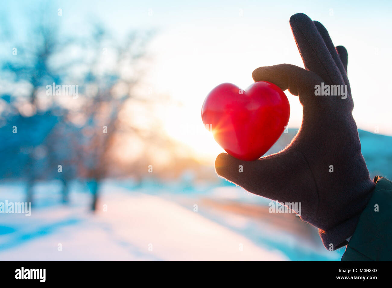 Hand winter hi-res stock photography and images - Alamy