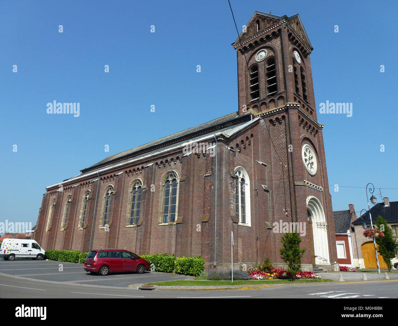 The Église in Brillon, Nord, France, showcasing its architectural ...